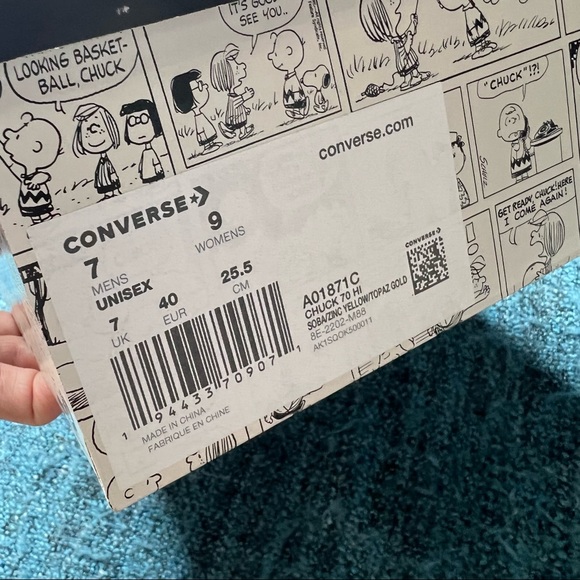Converse | Shoes | Converse X Peanuts Chuck 7 Woodstock Sneakers ...